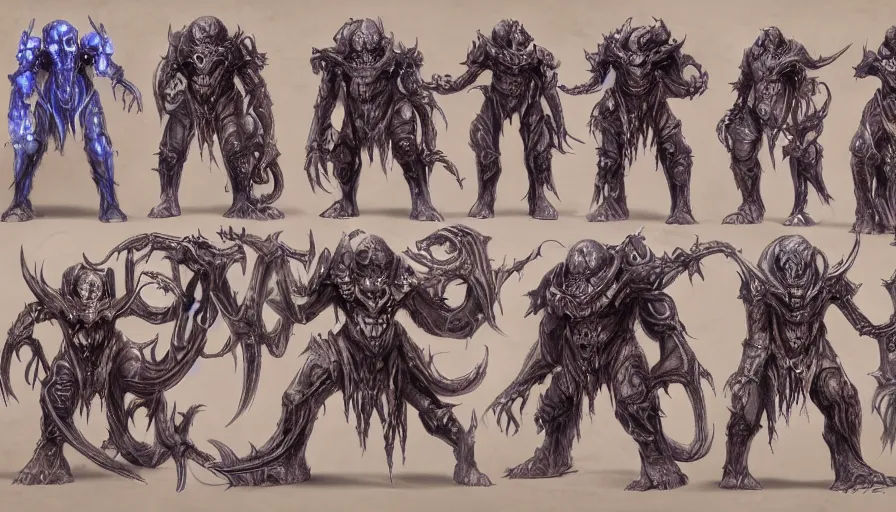 the fourth race of starcraft 2, heavily inspired by | Stable Diffusion