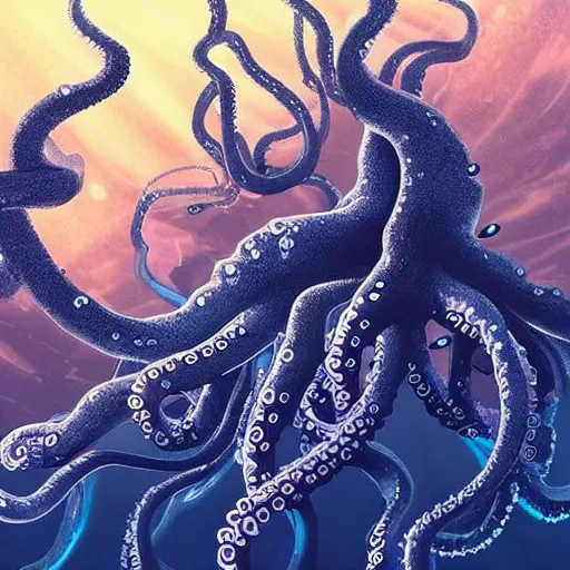 young angelina golie portman as an octopus witch | Stable Diffusion ...