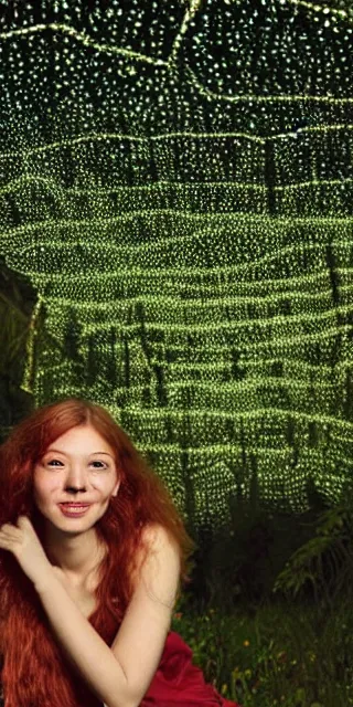 a totally enraptured smiling young woman surrounded by | Stable ...