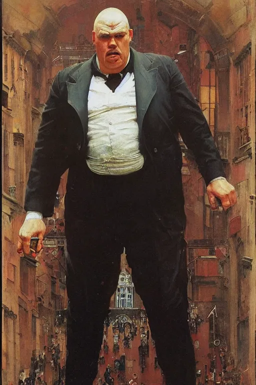 full length portrait of huge martin austin ruane as | Stable Diffusion ...