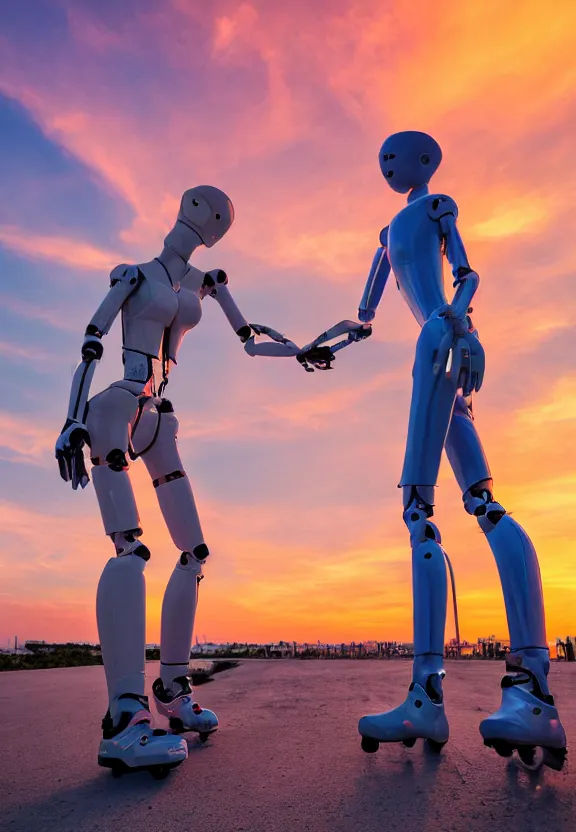 a vibrant photograph of a tall, pink, slender, | Stable Diffusion | OpenArt