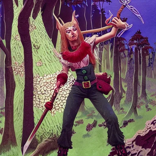 moonshine cybin, epic level dnd wood elf spore | Stable Diffusion | OpenArt