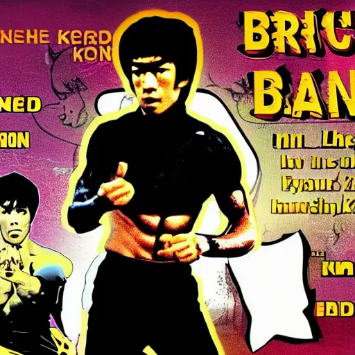 Bruce Lee cannabis mukbang iron chef 1996 DVD rip | Stable Diffusion ...