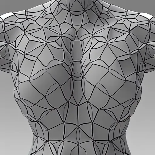 female torso constructed in translucent organic | Stable Diffusion | OpenArt