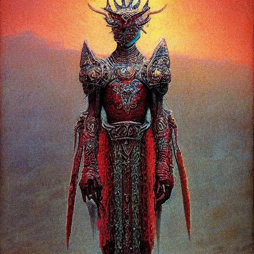 ice lord, full body, wearing icy ornamented armor, | Stable Diffusion ...