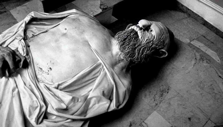 1 9 6 0 s movie still close - up of chrysippus of | Stable Diffusion ...