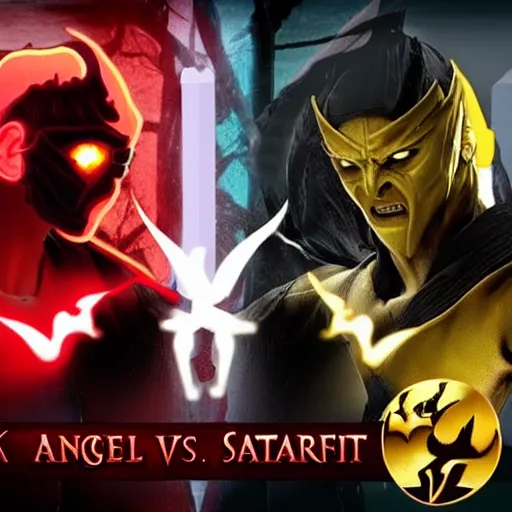 angel vs satan in mortal kombat | Stable Diffusion | OpenArt