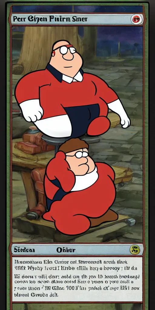 Peter Griffin MTG card | Stable Diffusion | OpenArt
