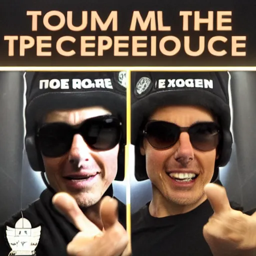 Tom Cruise in the Joe Rogan Experience | Stable Diffusion