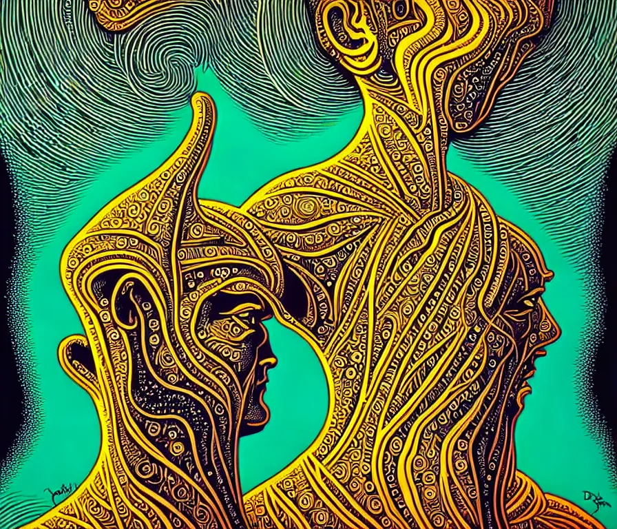 A highly detailed crisp 2D god like figure with small | Stable Diffusion