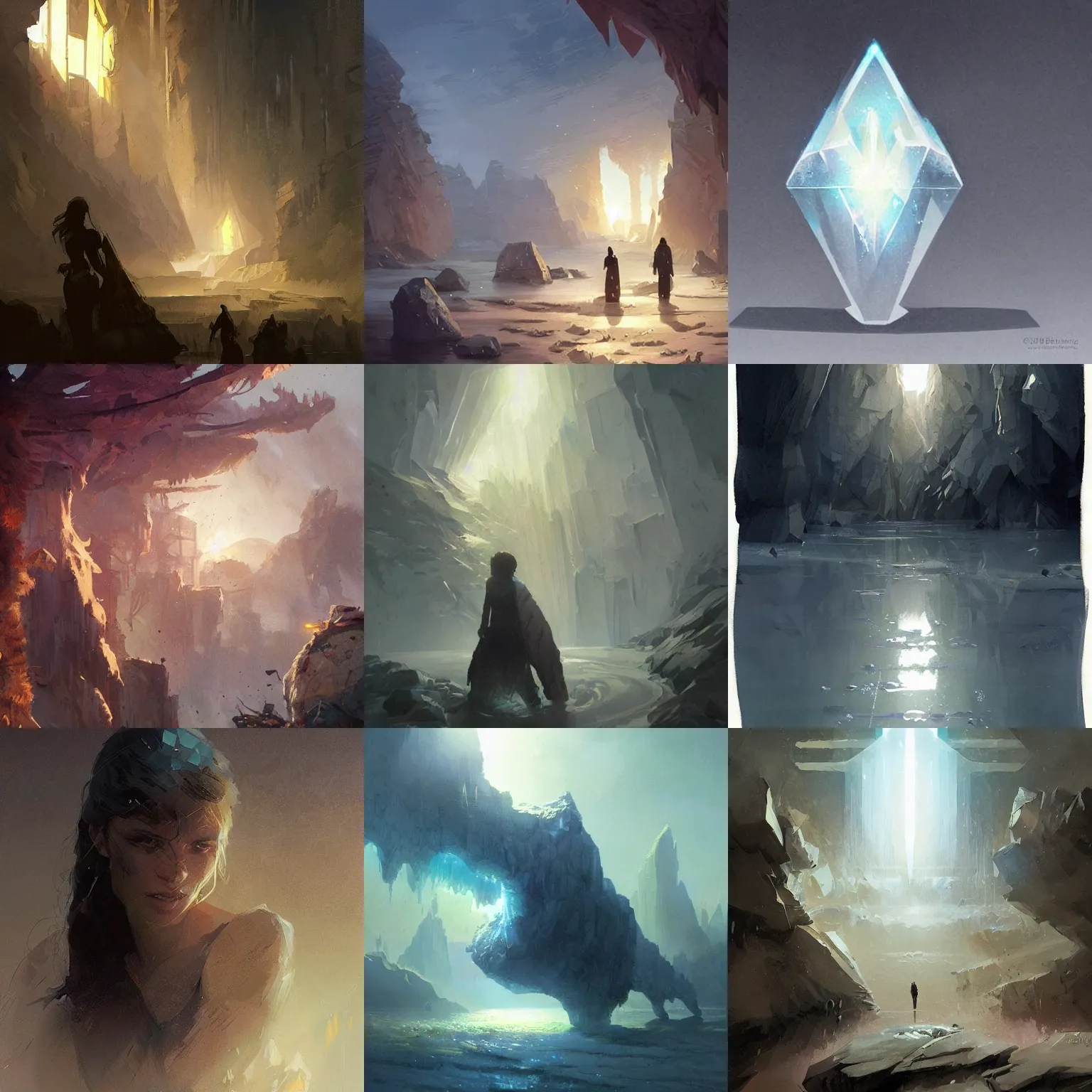 a crystal by greg rutkowski and james gurney. | Stable Diffusion | OpenArt