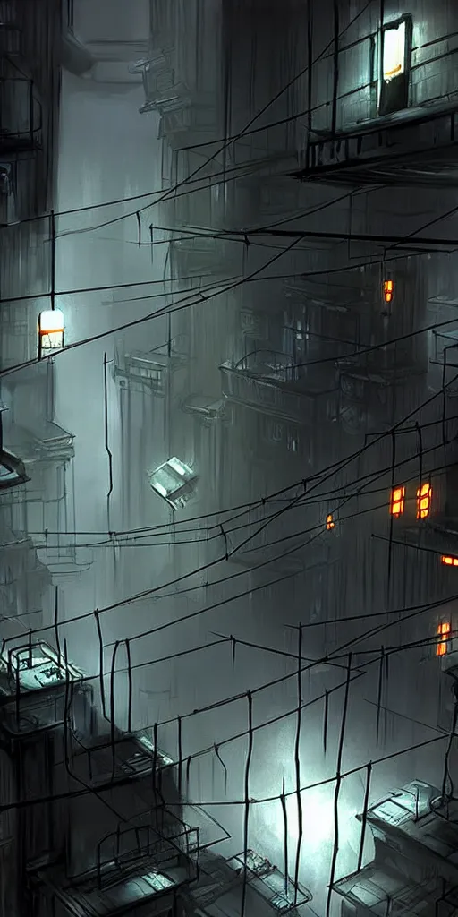 portal half life 2 concept art dark depressing city | Stable Diffusion ...