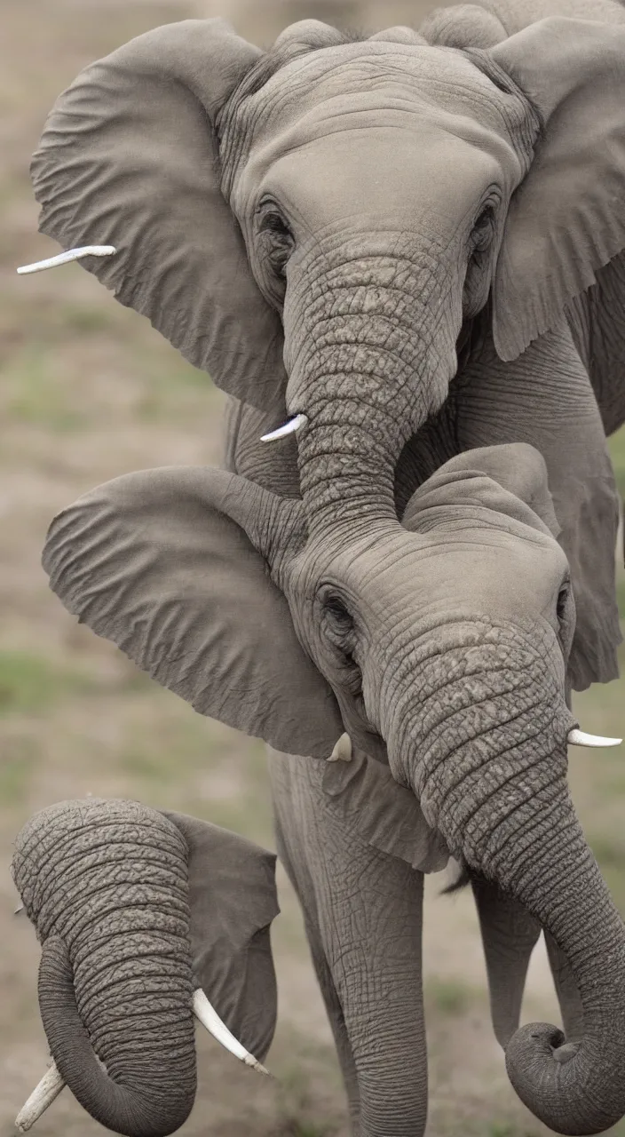 an elephant with infinite trunks | Stable Diffusion | OpenArt