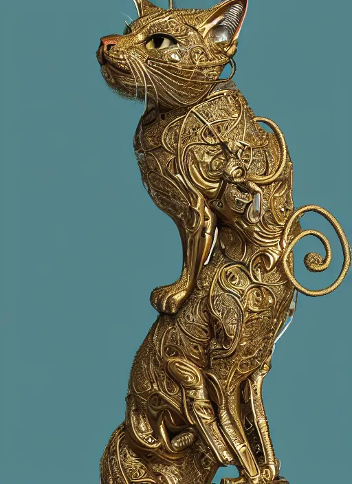 a photo - real delicate sculpture of an ornate | Stable Diffusion | OpenArt