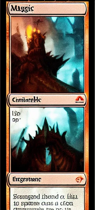 magic the gathering card with comprehensible text | Stable Diffusion | OpenArt