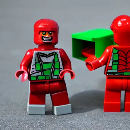broken lego figures leaking blood | Stable Diffusion | OpenArt