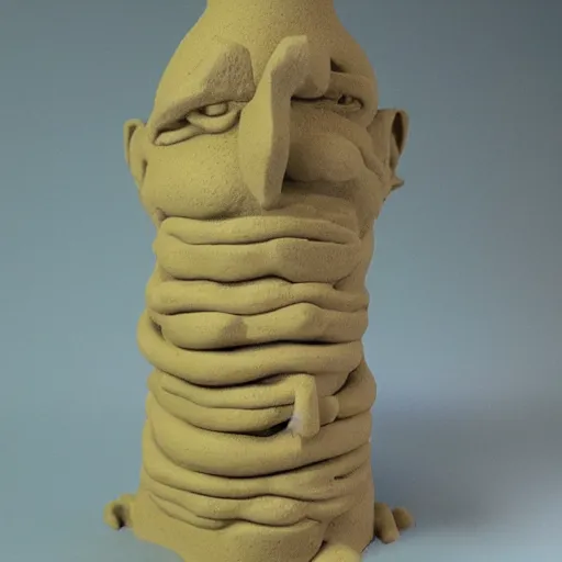 claymation, 3 d clay sculpture, made of clay, person | Stable Diffusion