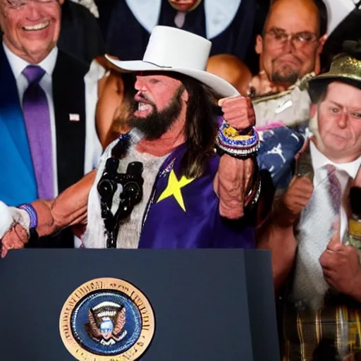 Macho Man Randy Savage as the President of the United | Stable ...