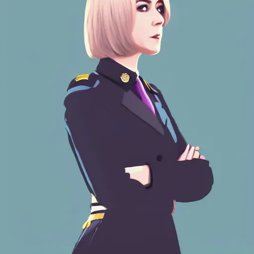 natalya poklonskaya, prosecutor at her job, muted | Stable Diffusion