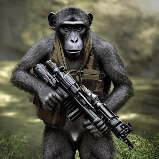 monkey navy seals, 4 k, photorealistic, detailed, | Stable Diffusion ...