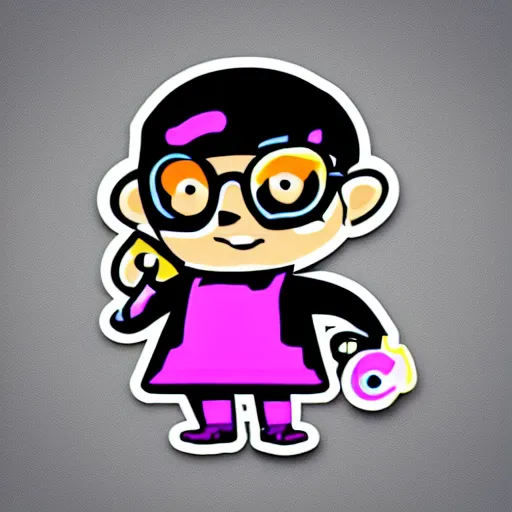 splatoon inkling in a suit, sticker, smooth, | Stable Diffusion | OpenArt