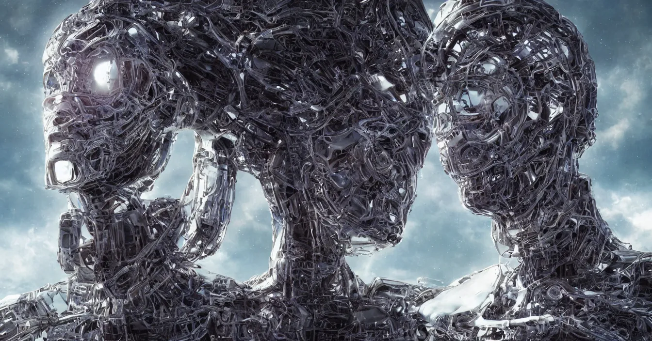 hyperrealistic mixed media portrait of a floating | Stable Diffusion