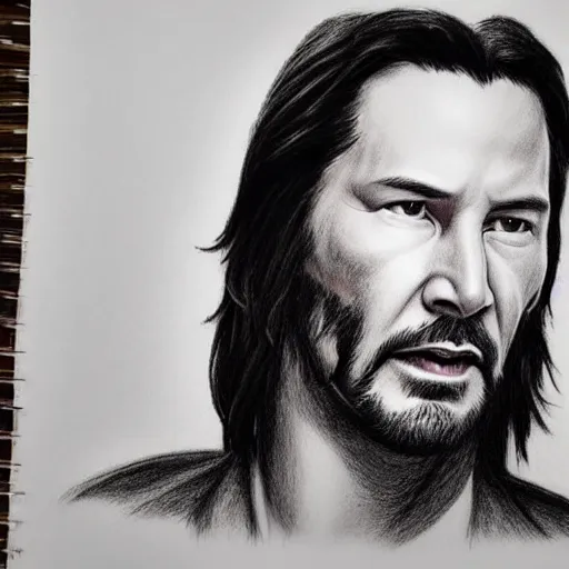 Keanu Reeves As wolverine Pencil drawing 4K quality | Stable Diffusion ...