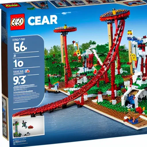 cedar point lego set | Stable Diffusion