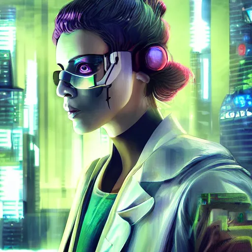 cyberpunk inspired tech doctor hacking, 4 k, stunning, | Stable Diffusion | OpenArt
