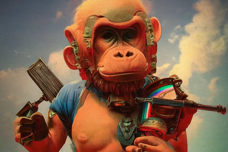 armory monkey,painted by Sid Check and Tim Jacobus and | Stable ...