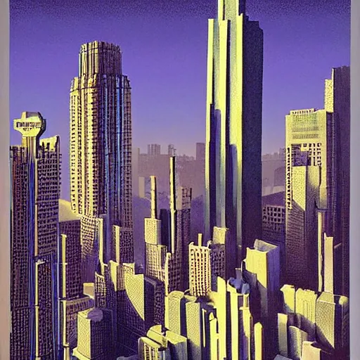 Sculpture. a cityscape in which tall, imposing | Stable Diffusion | OpenArt
