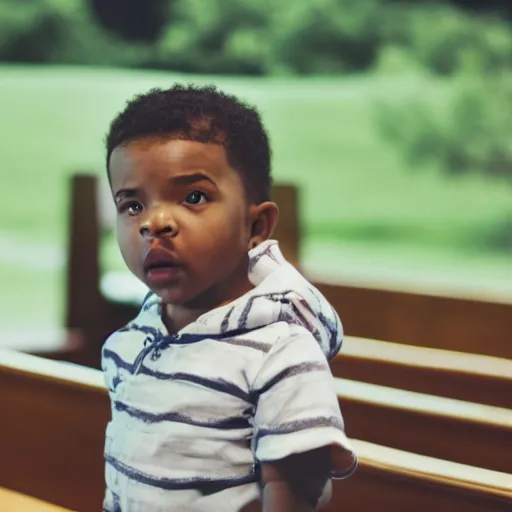 cinematic still of Lil Baby preaching at a Baptist | Stable Diffusion ...
