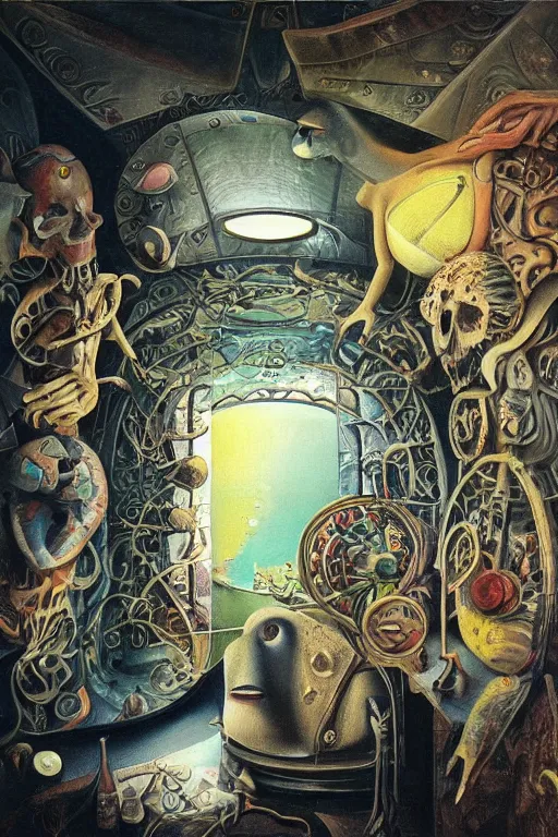 surrealist painting full of subtle hints, mystic | Stable Diffusion | OpenArt