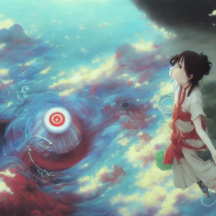 Close up Mamimi Samejima Iwakura Lain, LSD Dream | Stable Diffusion ...