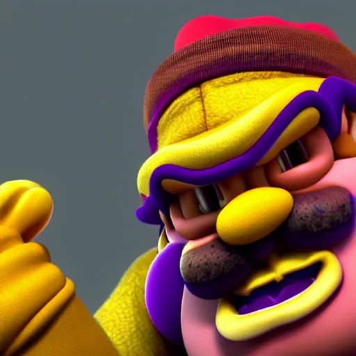 3 d octane render of wario | Stable Diffusion | OpenArt