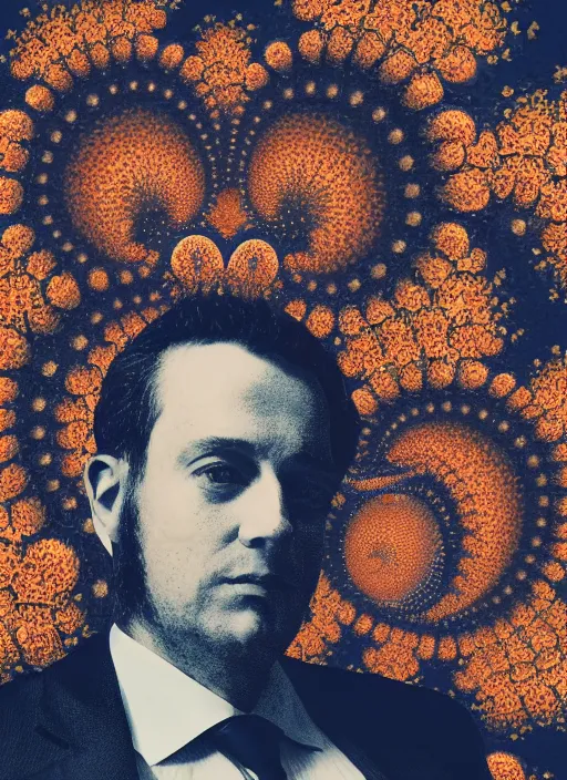 matte portrait painting of man in suit with black | Stable Diffusion ...