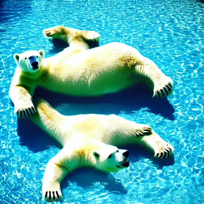 a goat swimming in the pool | Stable Diffusion | OpenArt