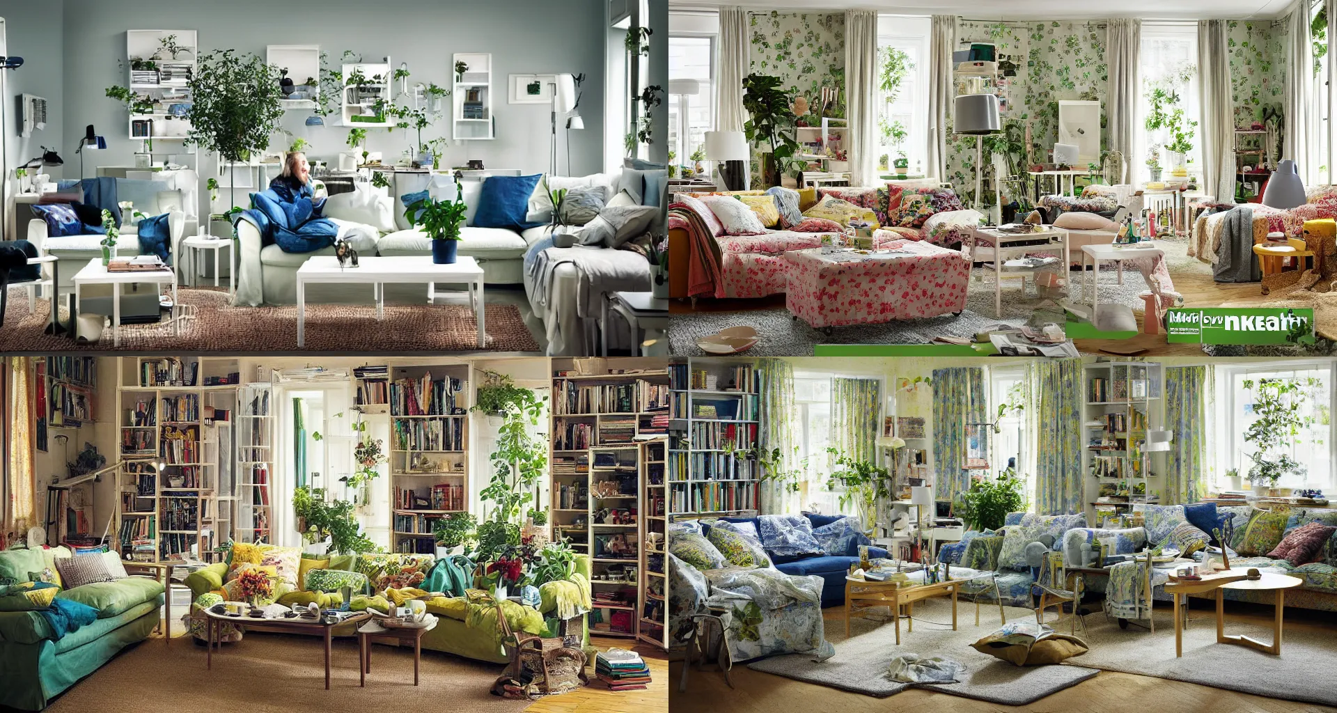 IKEA catalogue photo of a living room, by Monet | Stable Diffusion ...