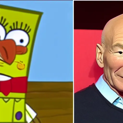 patrick stewart in spongebob squarepants | Stable Diffusion | OpenArt