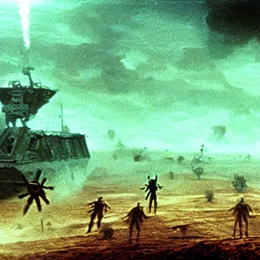 battle scene from duna by alejandro jodorowsky and | Stable Diffusion ...