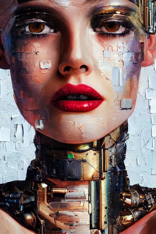 photorealism oil painting, close - up portrait of | Stable Diffusion | OpenArt