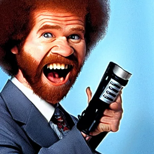 bob ross screaming at jackson pollock painting | Stable Diffusion | OpenArt