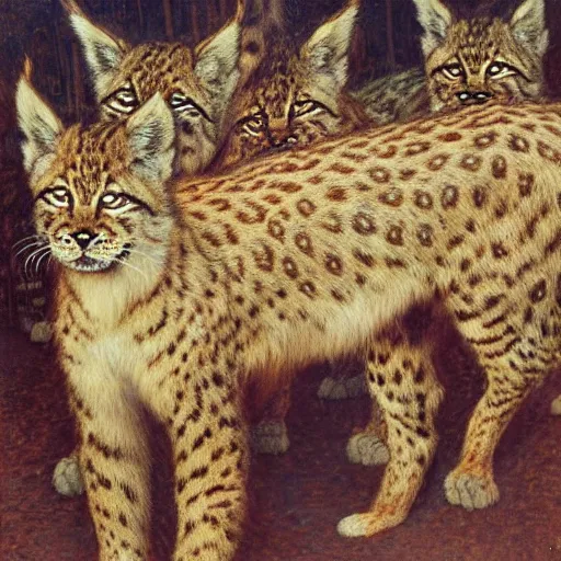 an infinite maze of lynx fursonas, in the style of | Stable Diffusion | OpenArt