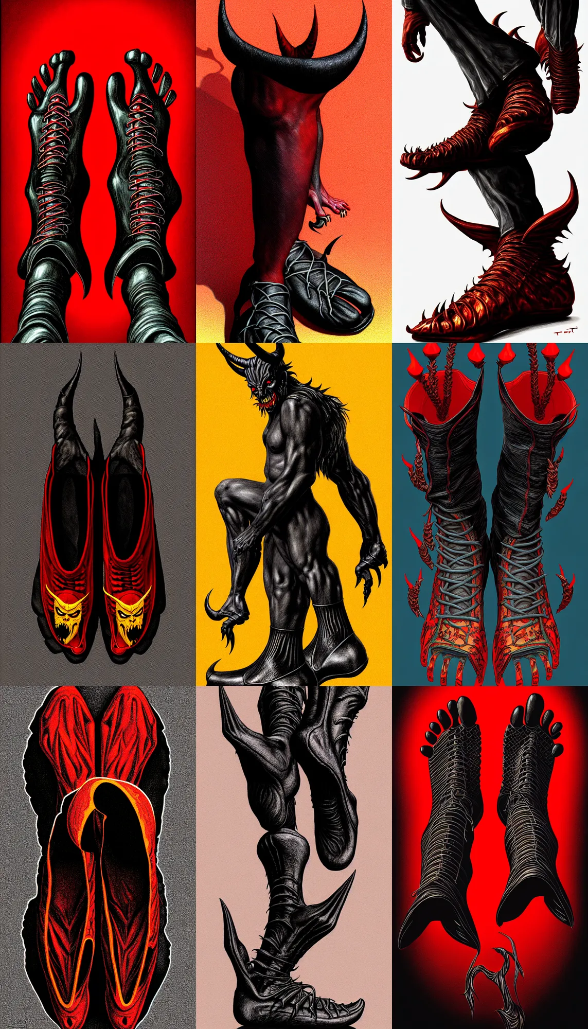 portrait of the devil ( lucifer ) wearing toe shoes ( | Stable Diffusion | OpenArt