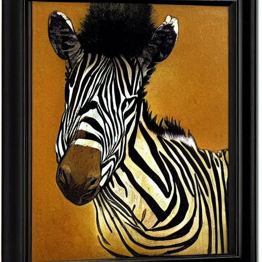 happy laughing handsome zebra in a black suit portrait | Stable ...