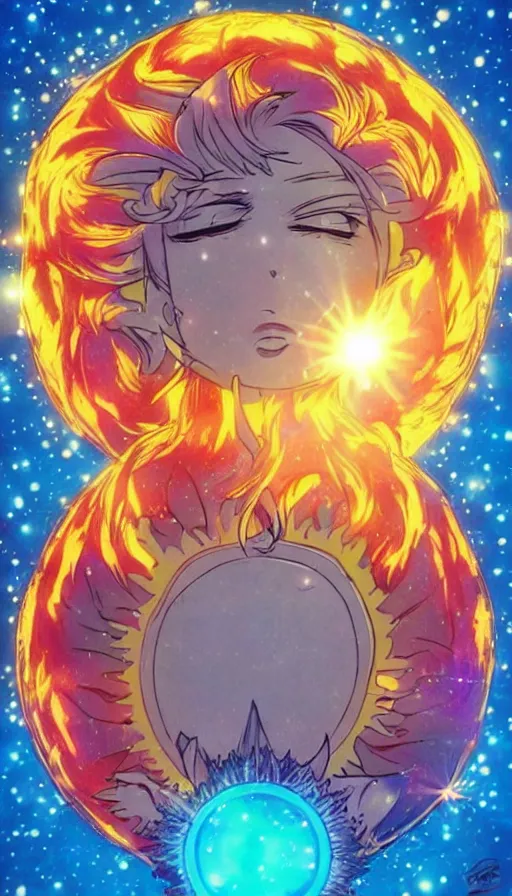 the sun, art, anime, bright light, positive vibes | Stable Diffusion ...