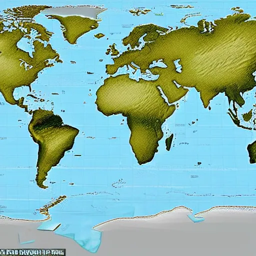At the edge of the map the landmass begins to | Stable Diffusion | OpenArt