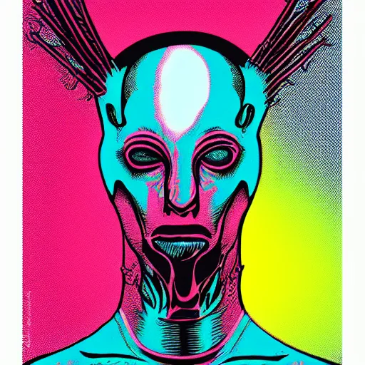 cmyk risograph print avian scorn cenobite | Stable Diffusion | OpenArt