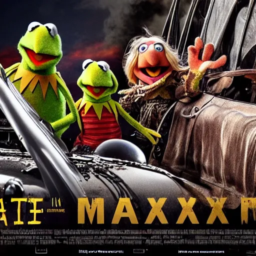 the muppets in mad max, 4 k, high detail, high - | Stable Diffusion ...