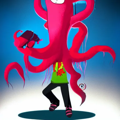 CGI psychic punk rocker electrifying rockstar with a | Stable Diffusion ...